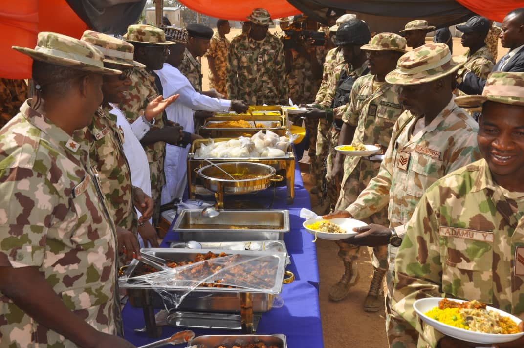 COAS Celebrates 2023 Christmas with Frontline Troops in Operation Hadin ...