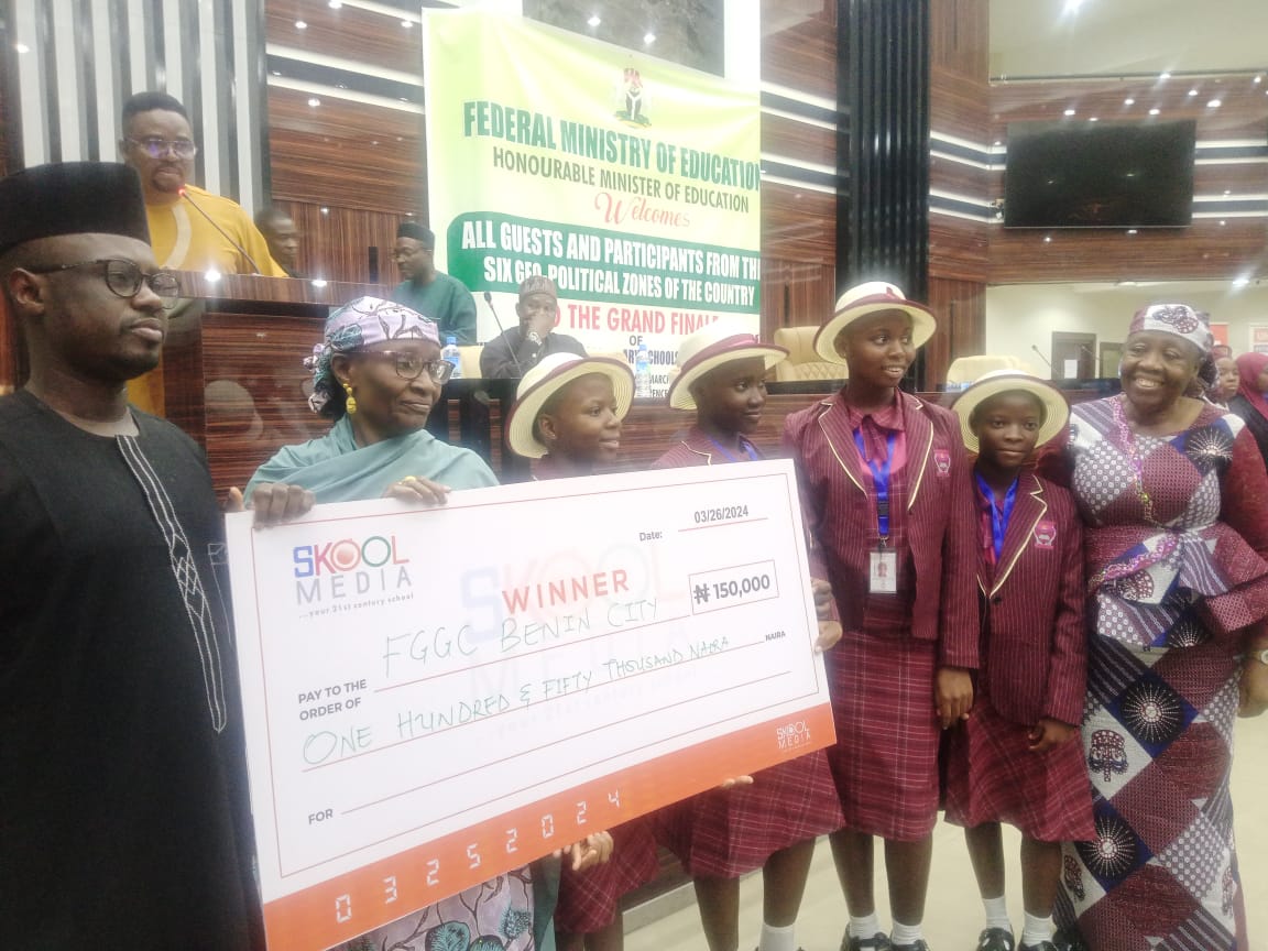 FGGC Benin emerges winner of 2023 National senior secondary schools ...