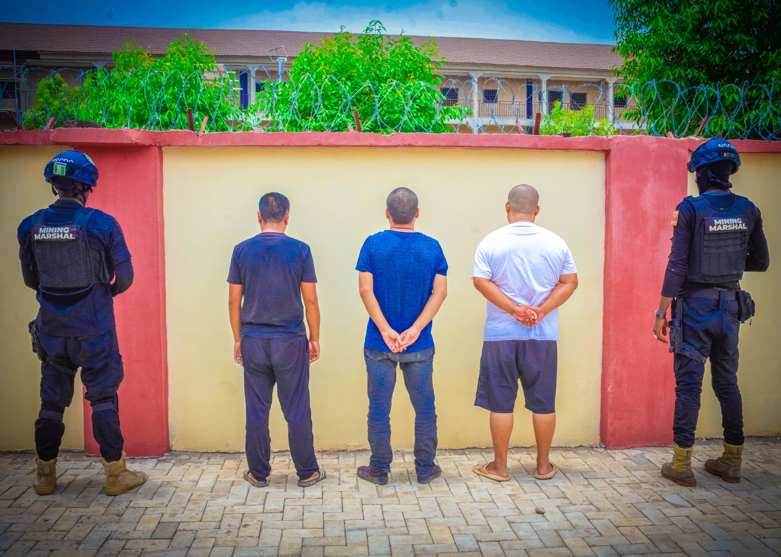 Mining Marshals Arrest 3 Foreign Nationals, Dismantles Illegal Mining ...